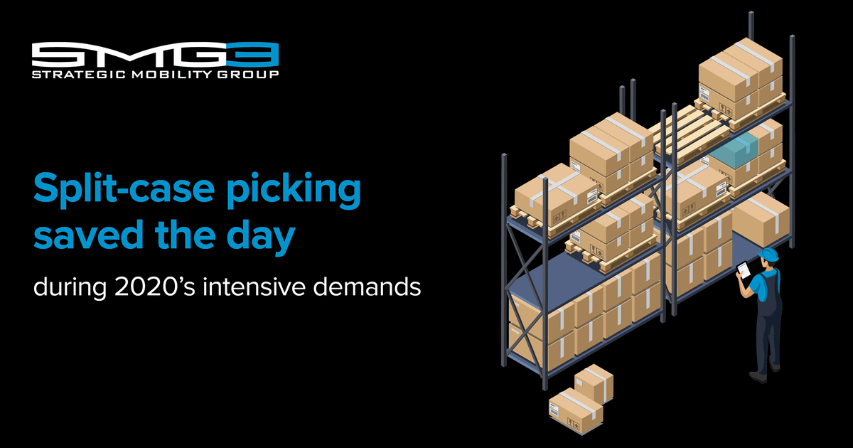 How split-case picking optimized warehouses during 2020’s high demands